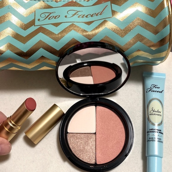 Too Faced | Makeup | Nw Too Faced Makeup Bag Eye Shadowblush Compact ...